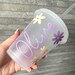 Personalised Daisy Cold Cup, Floral Cold Cup, Flower Girl Gift ...