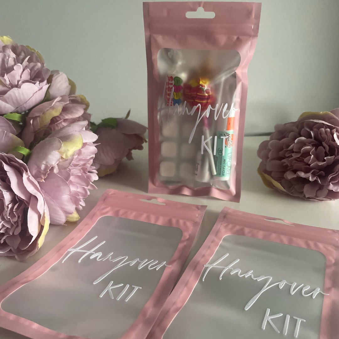 Hangover Kit, Empty DIY Hangover Bags, Hen Party Favour, Hen Do, Hen ...