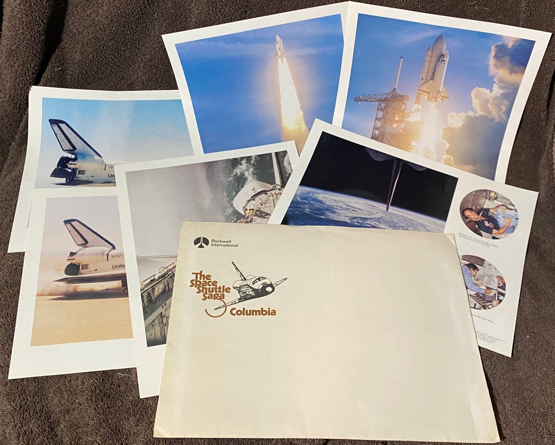 Furgy - the Space Shuttle Saga: Columbia - Envelope and Six (6) 8x10 ...