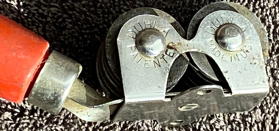 Furgy - Vintage Wooden Handle Knife Sharpener - Dubl-a Pat Pend - Twin ...