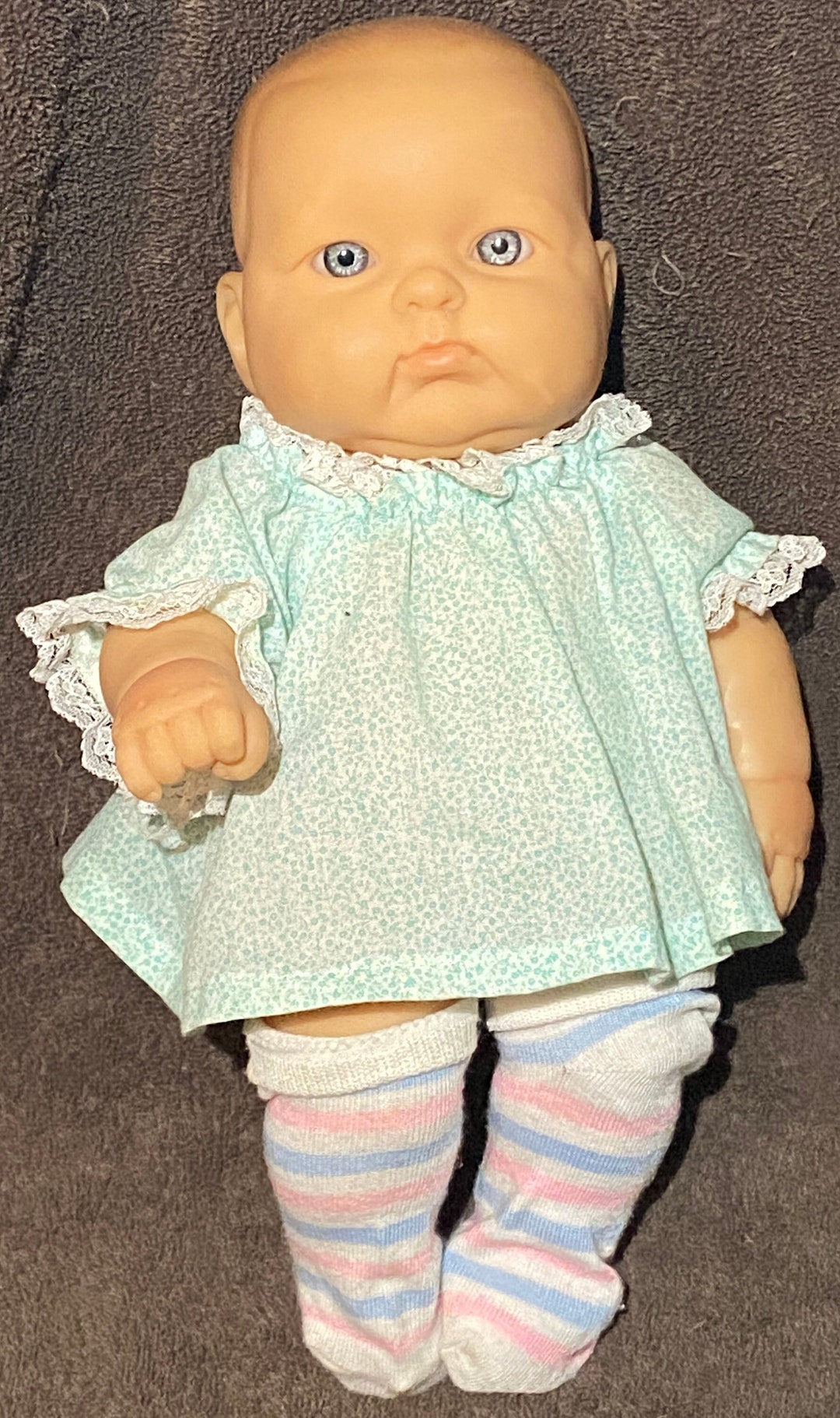 Furgy Vintage Vinyl Berenguer Chubby Baby Doll Crystal Blue Eyes - Etsy