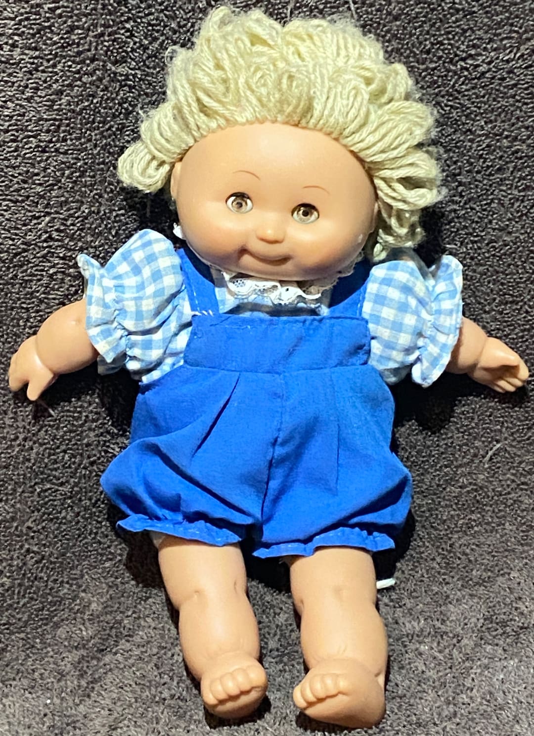 Furgy - Vintage Ocean Toys Cloth and Vinyl Doll With Yarn Hair - Eyes ...