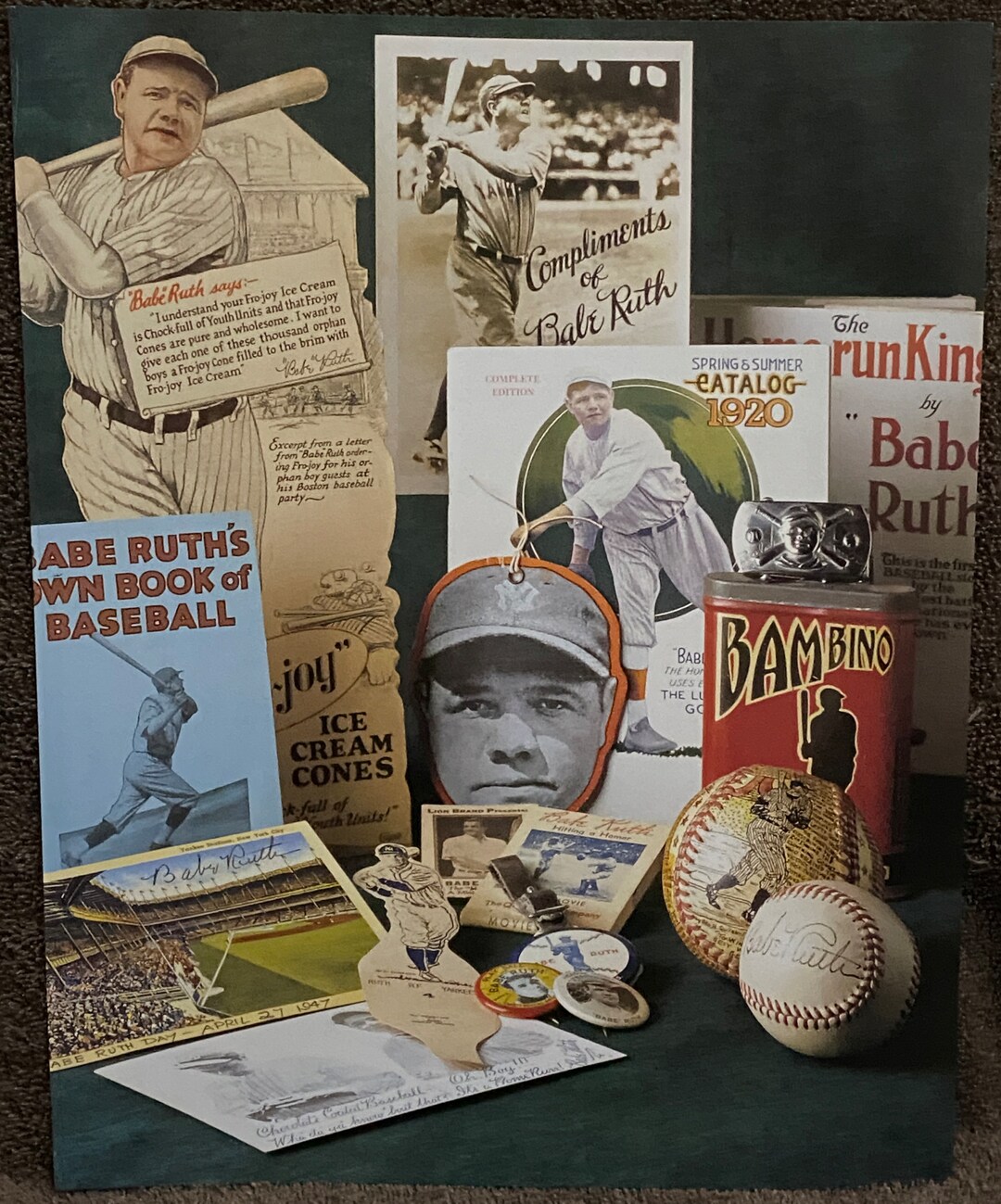 Furgy - SMITHSONIAN BASEBALL SET - Babe Ruth Collection - Ads, Post ...