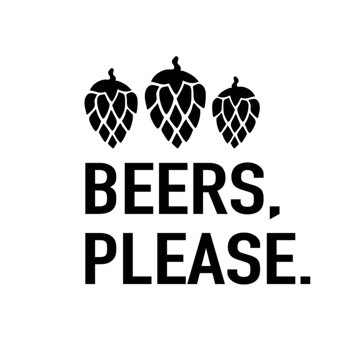 Beers, Please Permanent Vinyl Decal - Etsy