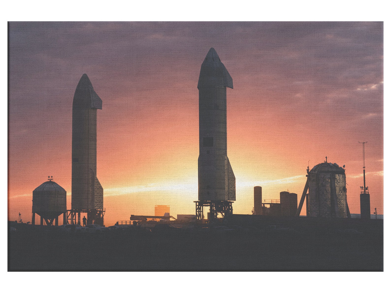 Spacex Canvas or Poster - Starship - Gift for Space Lovers & Home Geek ...