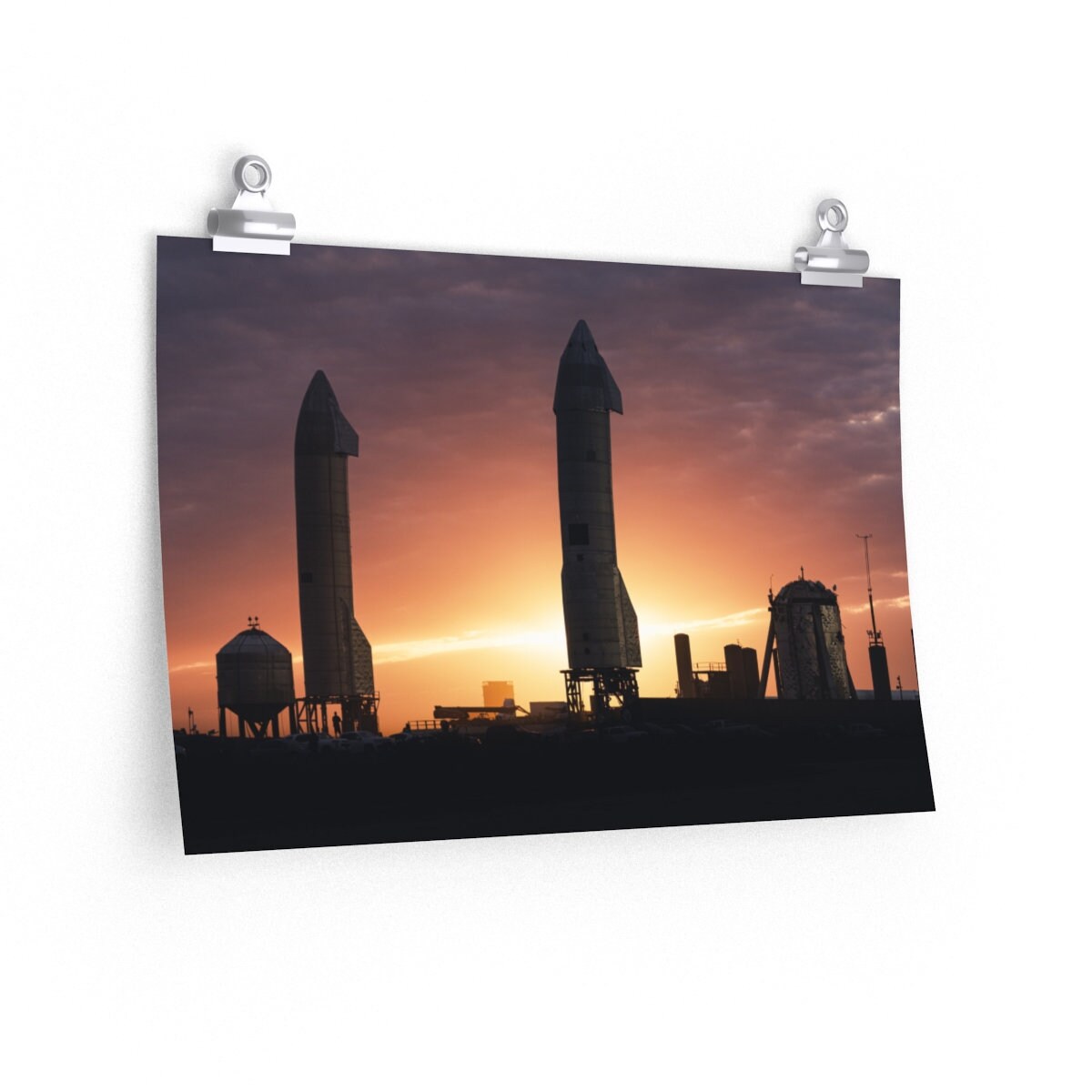 Spacex Canvas or Poster - Starship - Gift for Space Lovers & Home Geek ...