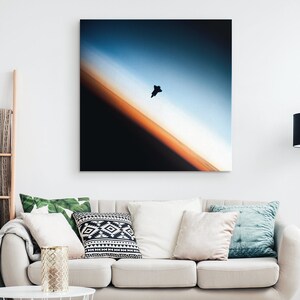 Space Shuttle Canvas Space Print Set Space Walk Space Print | Etsy