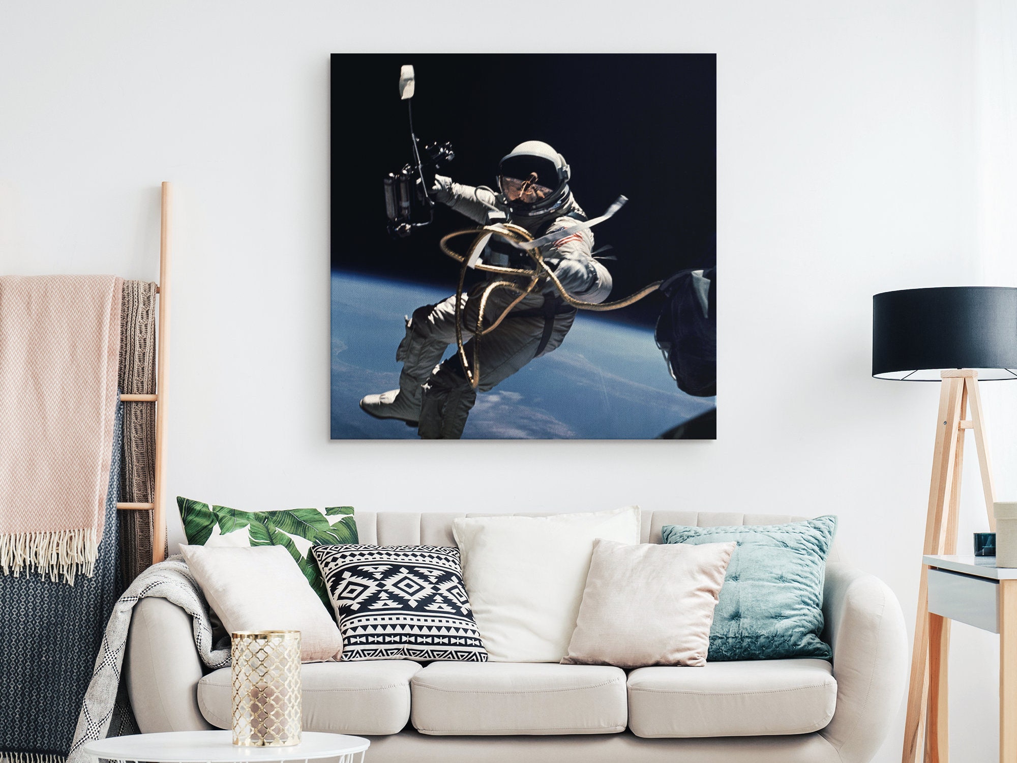 Space Shuttle Canvas Space Print Set Space Walk Space Print | Etsy