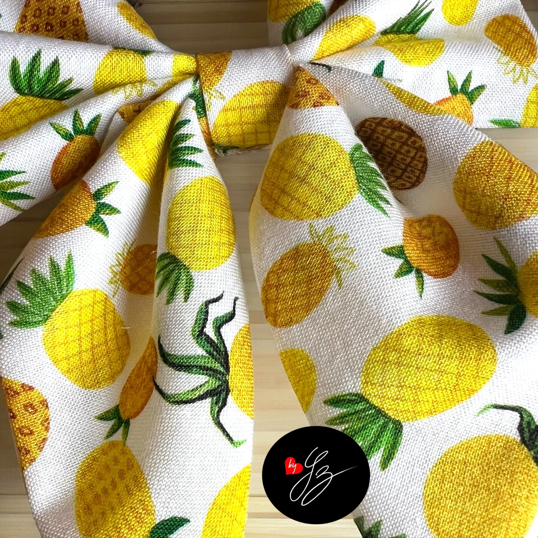 Pineapple Hair Bow, Coquette Bow, Spring Bows, Bows for Girls, Gift for ...