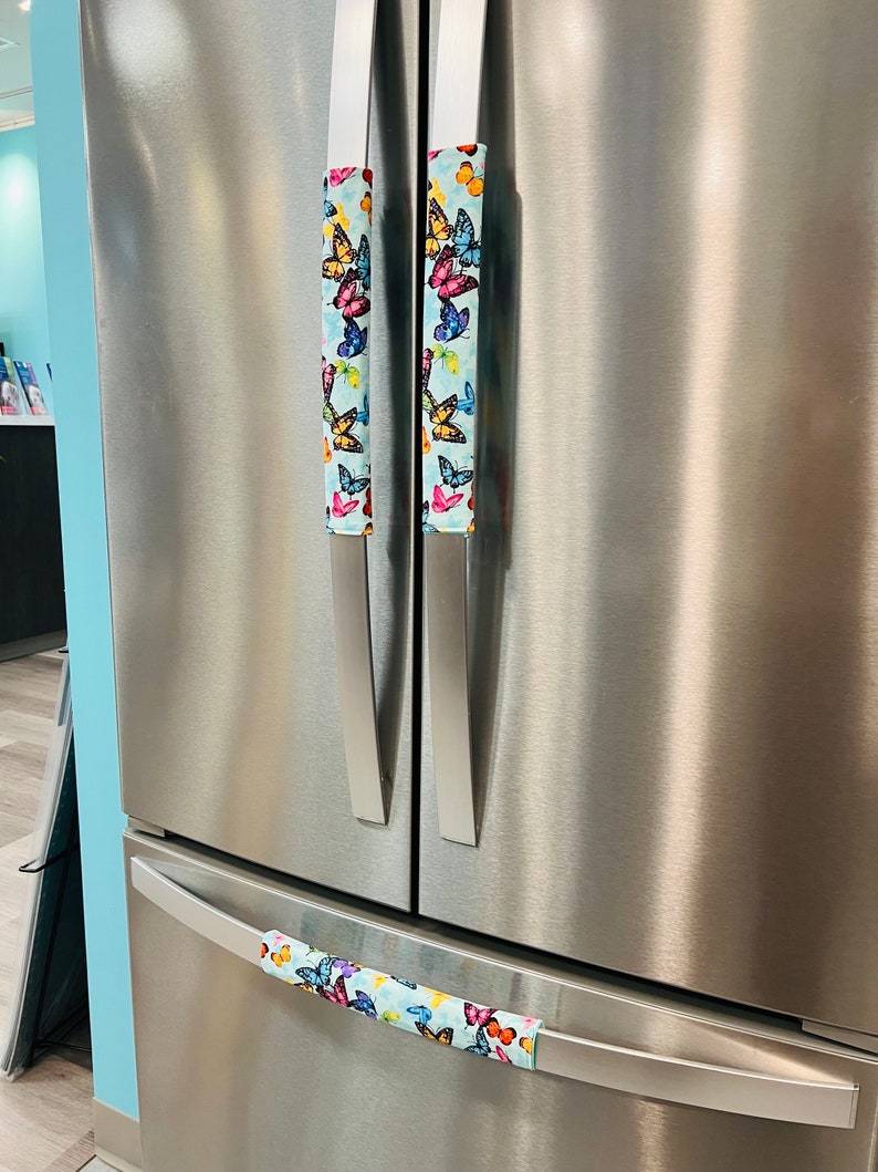 Butterflies Refrigerator Door Handle Covers Set of 2 - Etsy