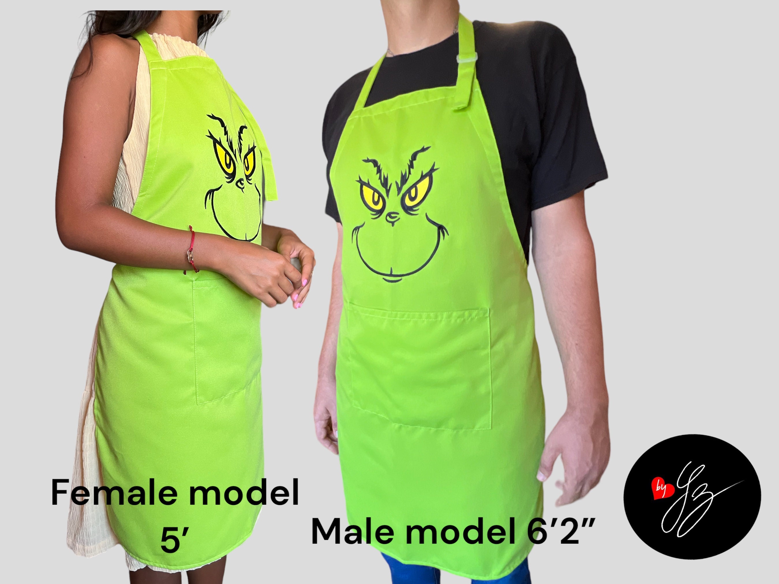 Mr. Green Apron, the Grouch Apron, Christmas Apron, Baking Apron, Gift, Unisex Apron - Etsy