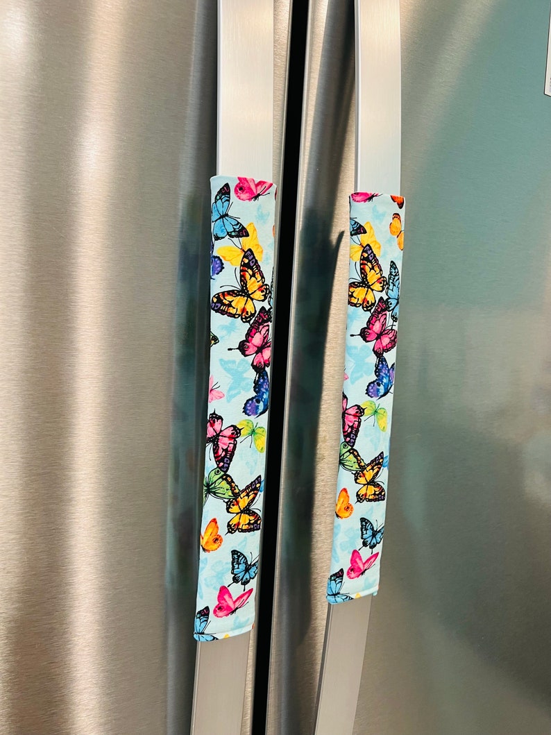 Butterflies Refrigerator Door Handle Covers Set of 2 - Etsy