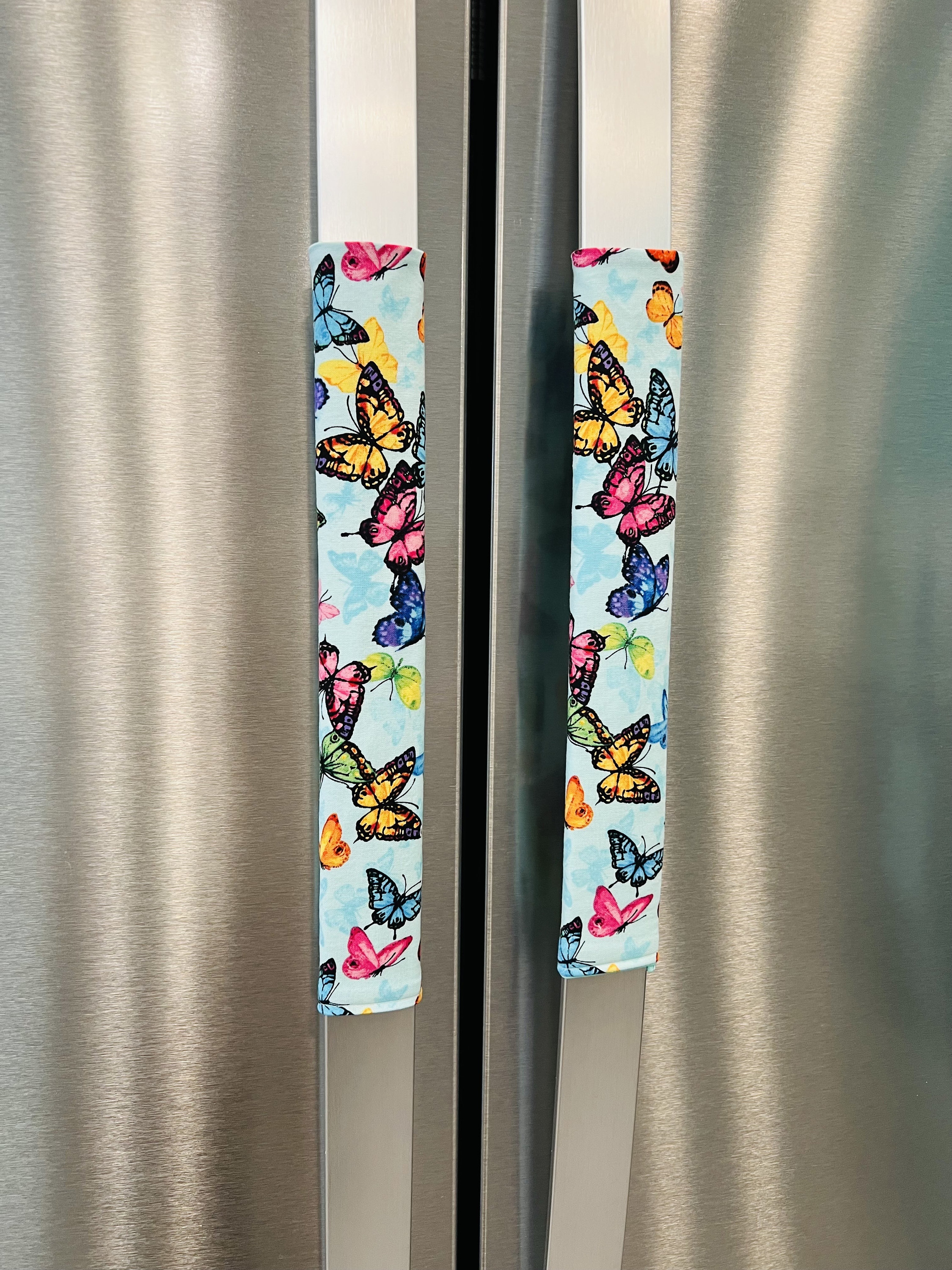 Butterflies Refrigerator Door Handle Covers Set of 2 - Etsy