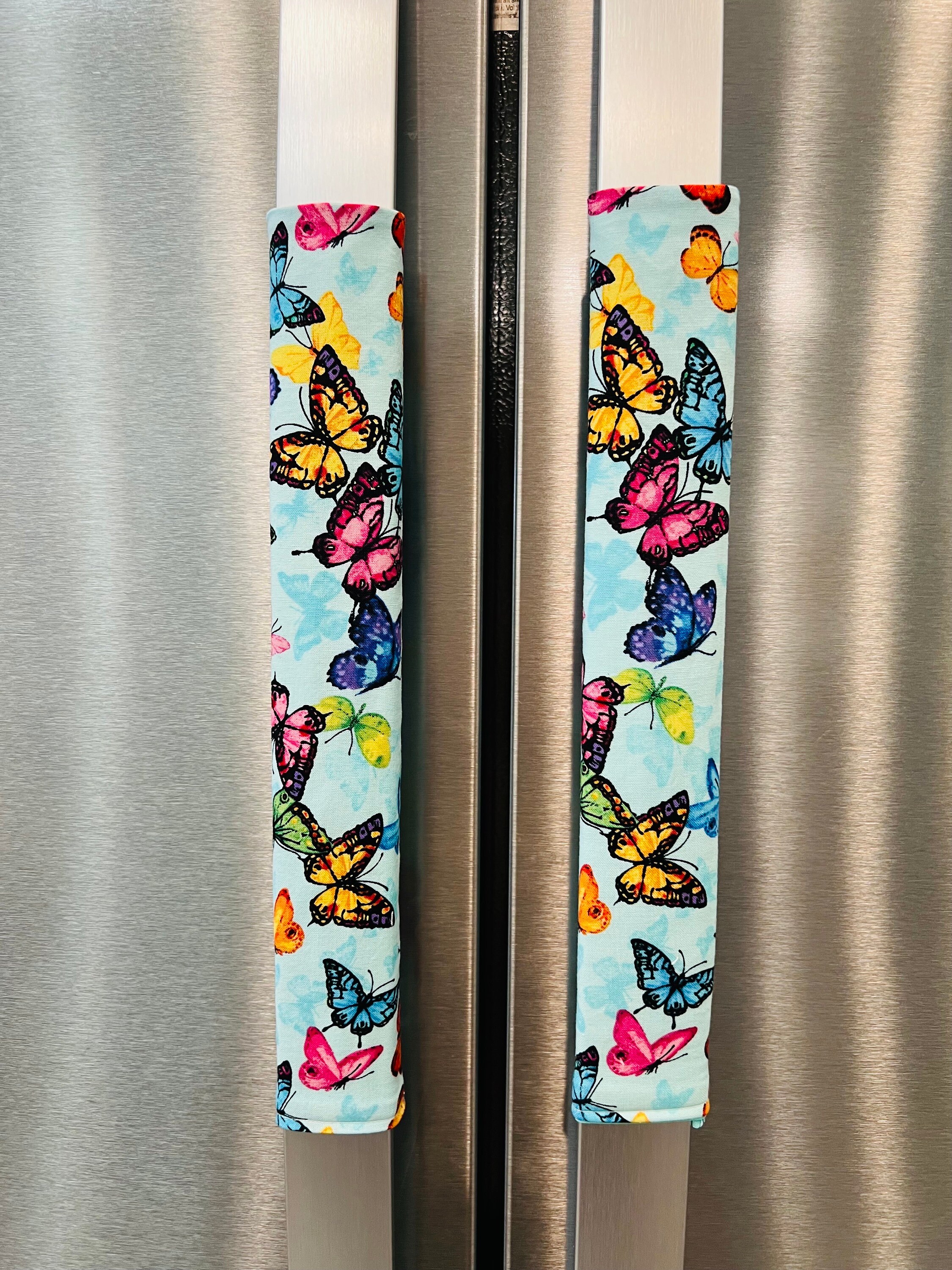 Butterflies Refrigerator Door Handle Covers Set of 2 - Etsy