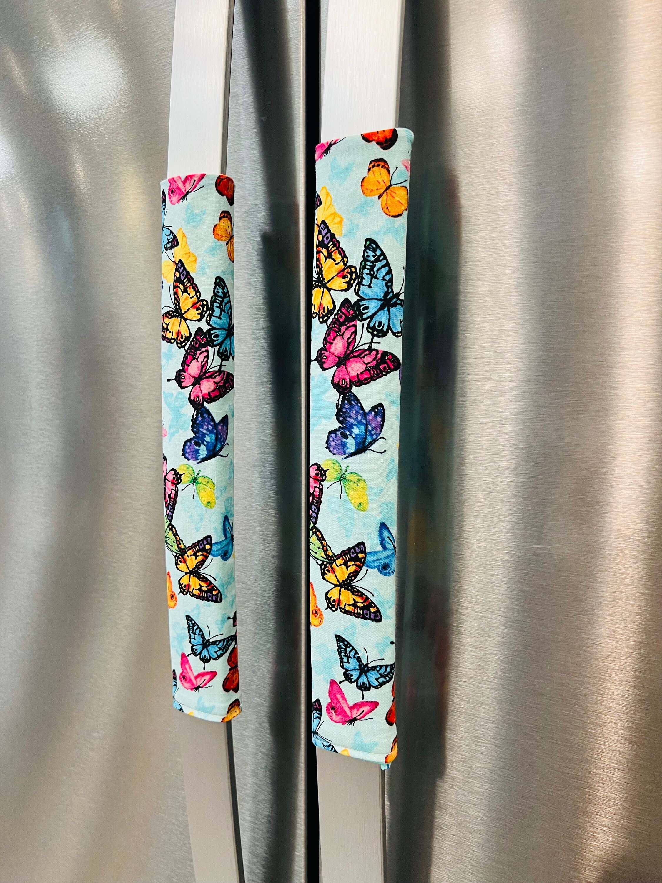 Butterflies Refrigerator Door Handle Covers Set of 2 - Etsy