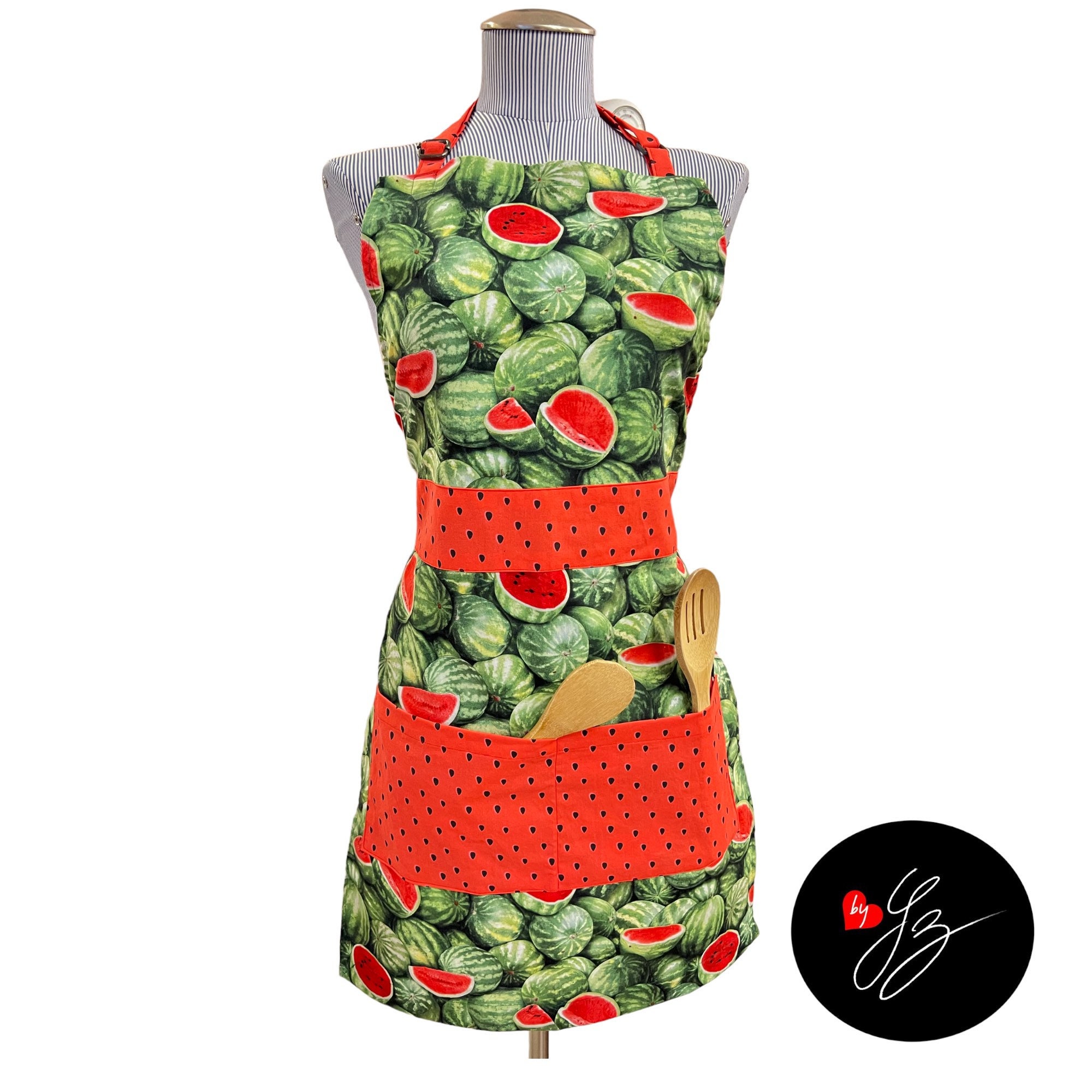 Watermelon Apron, Kitchen Apron, Cooking Apron, the Perfect Gift ...