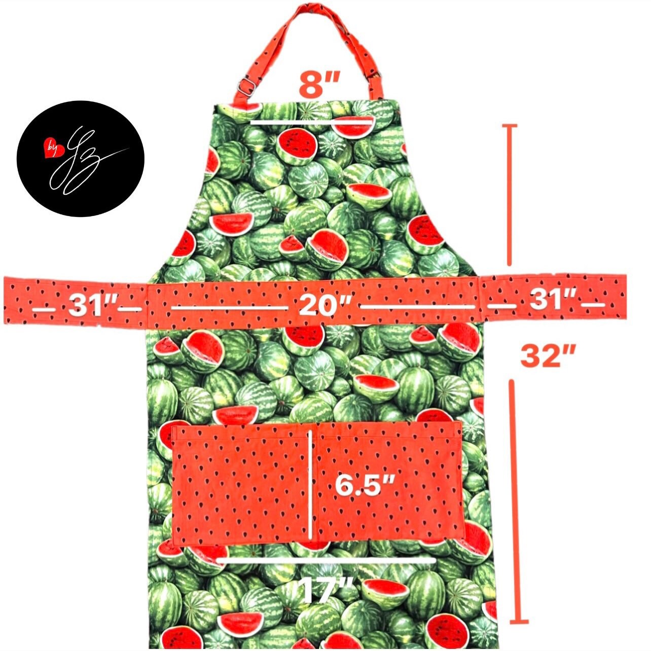 Watermelon Apron, Kitchen Apron, Cooking Apron, the Perfect Gift ...