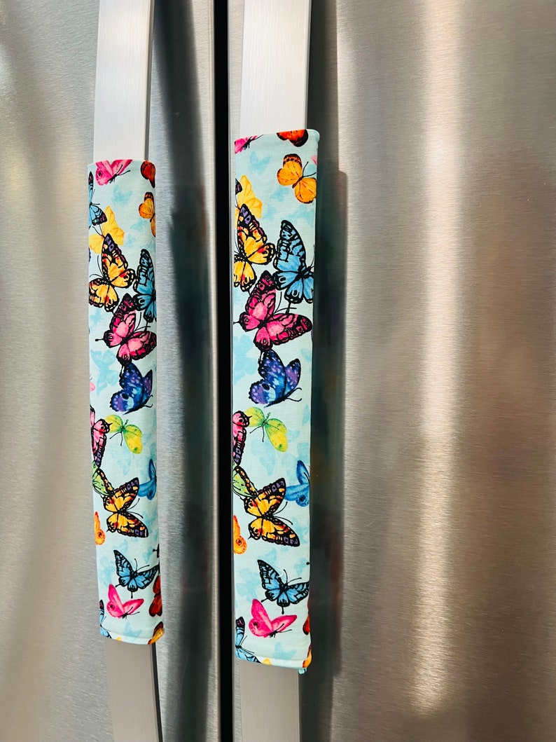 Butterflies Refrigerator Door Handle Covers Set of 2 - Etsy