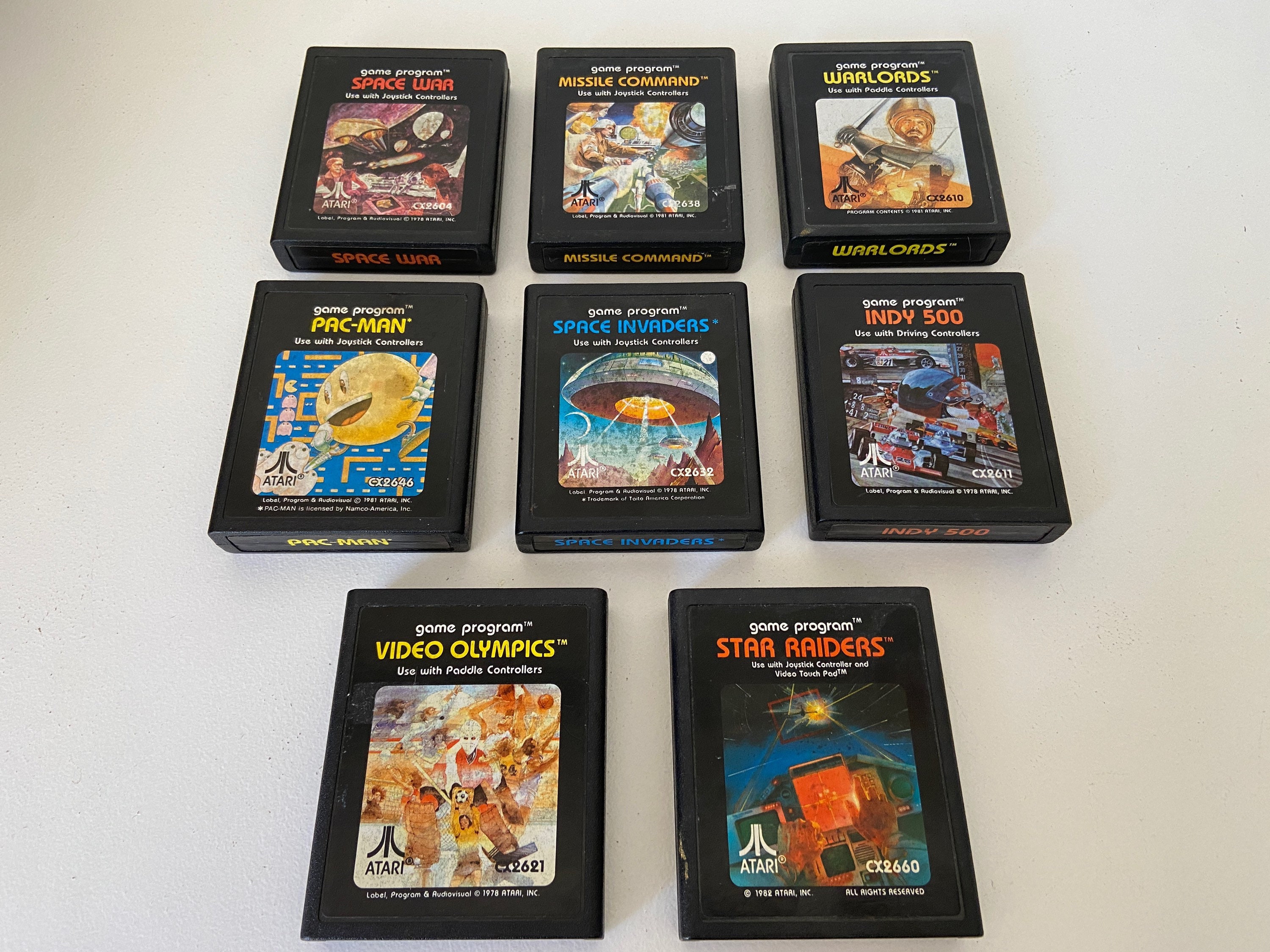 ATARI 2600 GAMES - Etsy