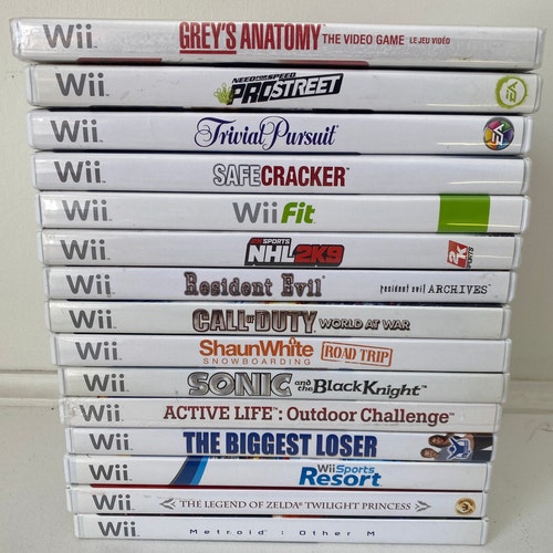 Wii Video Game Disc. Nintendo Wii Games Pre Owned/as Is. All - Etsy