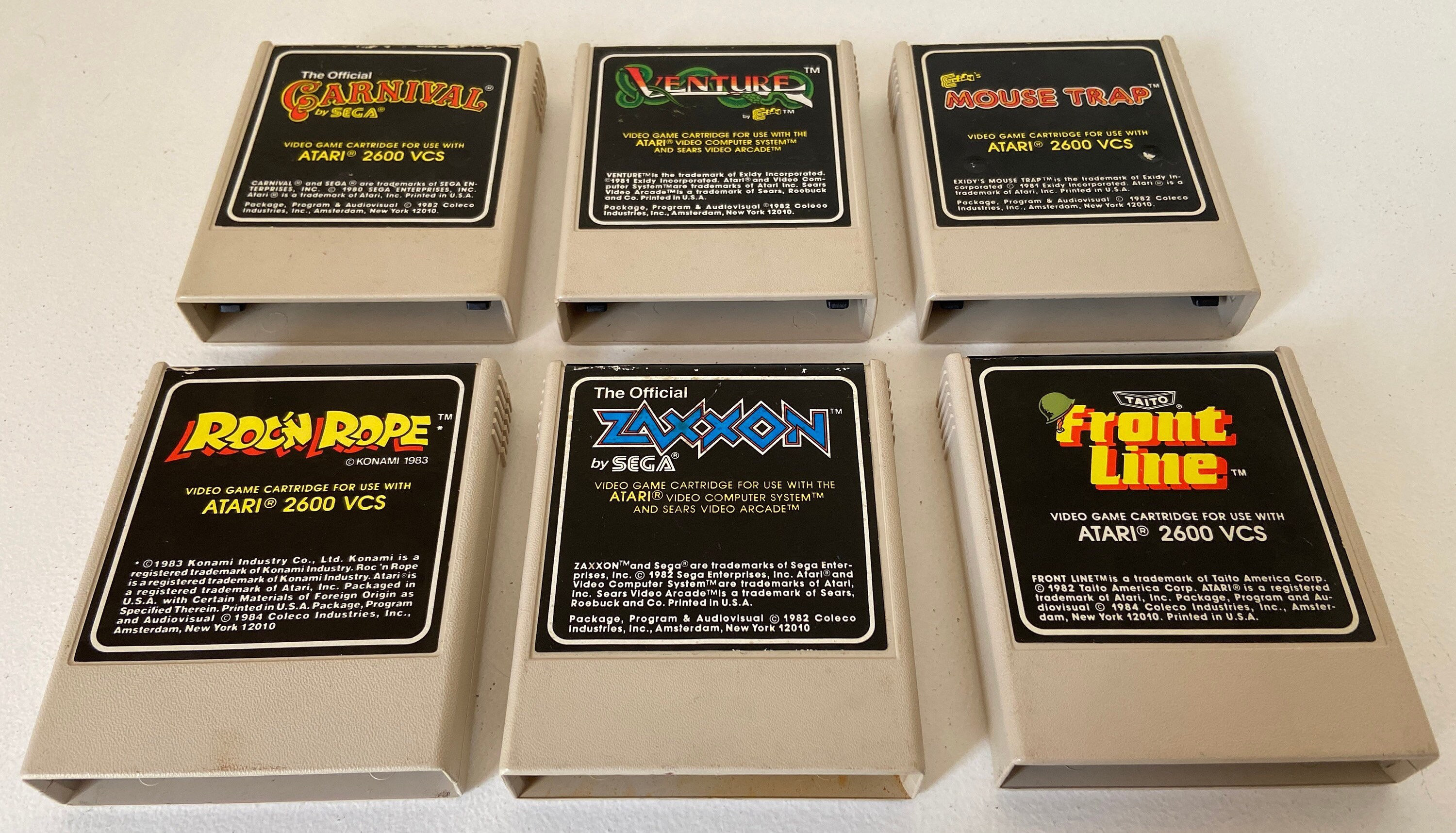 Atari 2600 Games by Coleco - Etsy