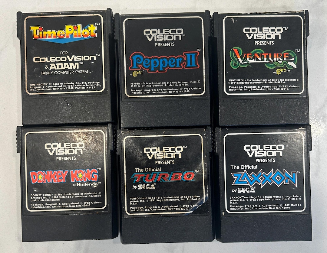 COLECOVISION GAMES - Etsy