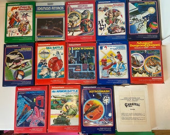 Intellivision Games Complete in Box CIB - Etsy