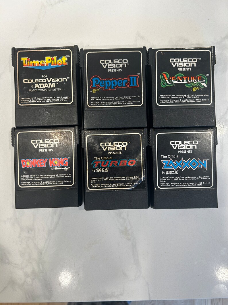 COLECOVISION GAMES - Etsy