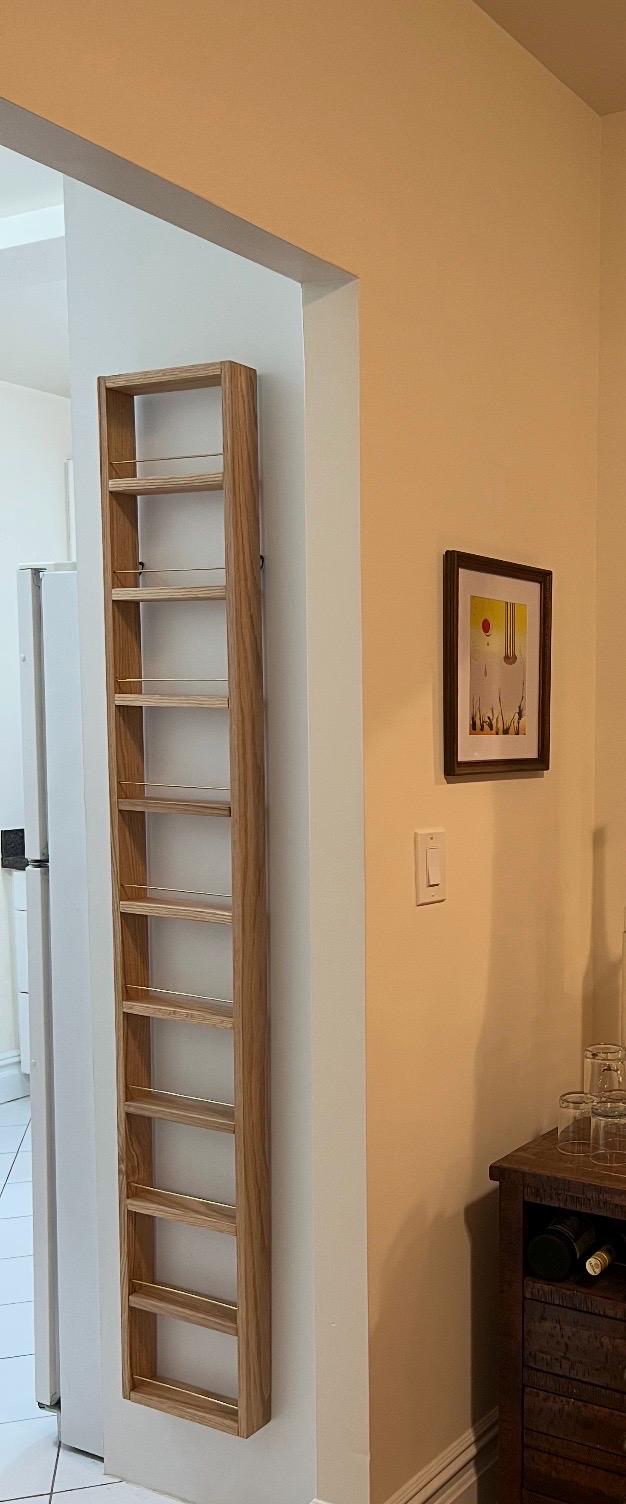 Oak Spice Rack - Custom Made. Will Make 3’ Tall X 12” Wide. Stained Any ...