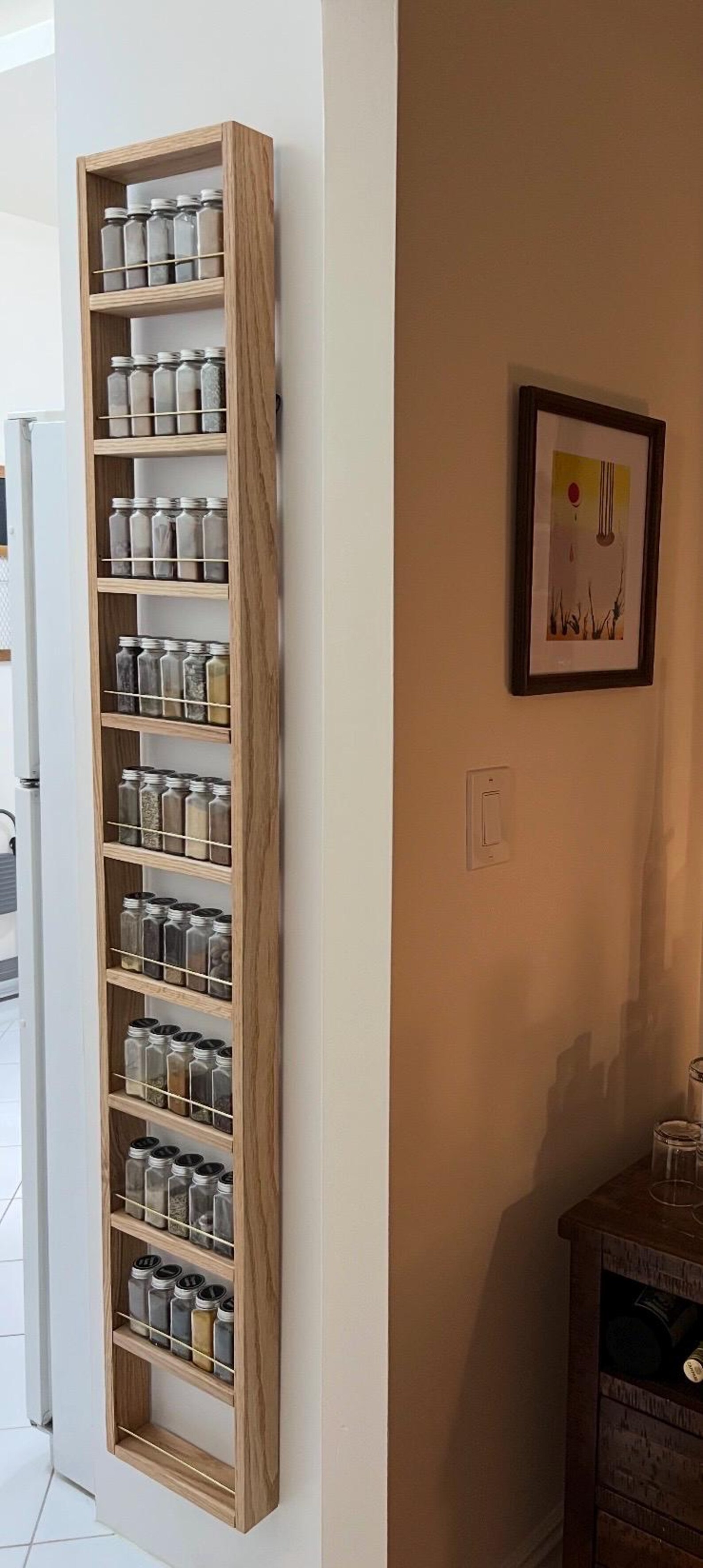 Oak Spice Rack - Custom Made. Will Make 3’ Tall X 12” Wide. Stained Any ...