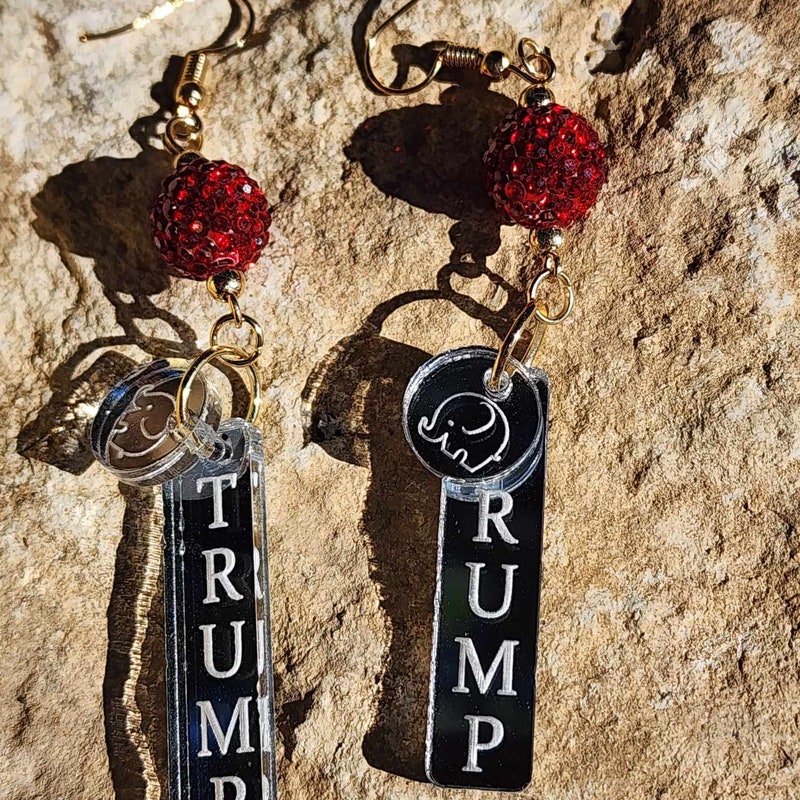 Trump Earrings - Etsy