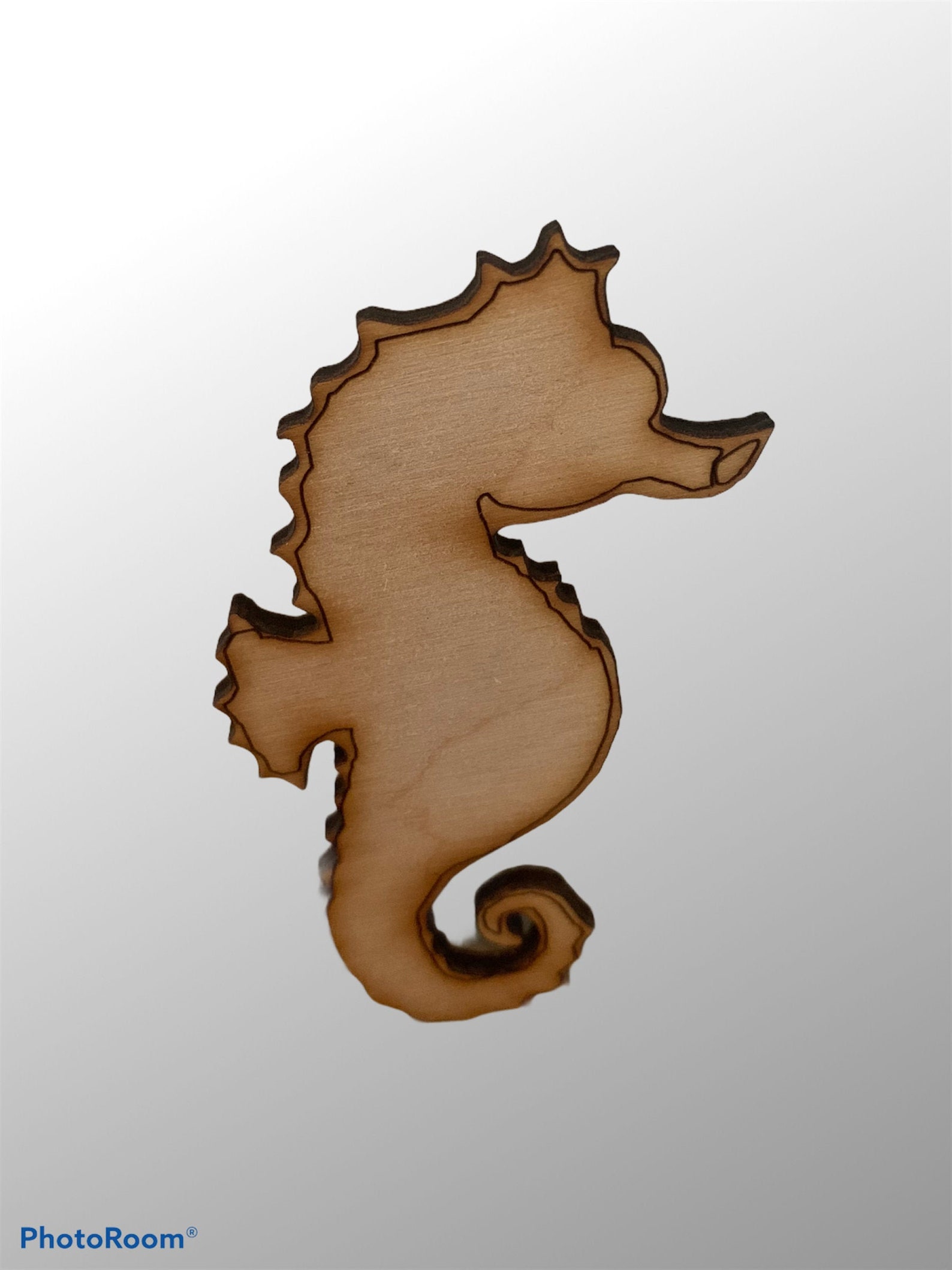 10 Pack Wooden 3mm Seahorse Laser Cut Out Seahorse DIY | Etsy