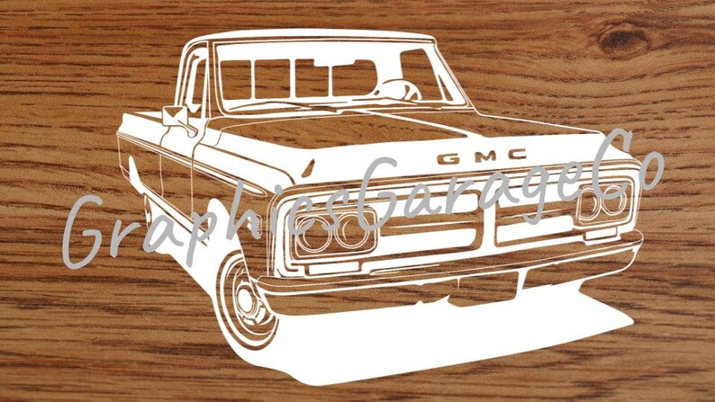 1970 GMC C10 Pickup Truck SVG PNG Cut File - Etsy