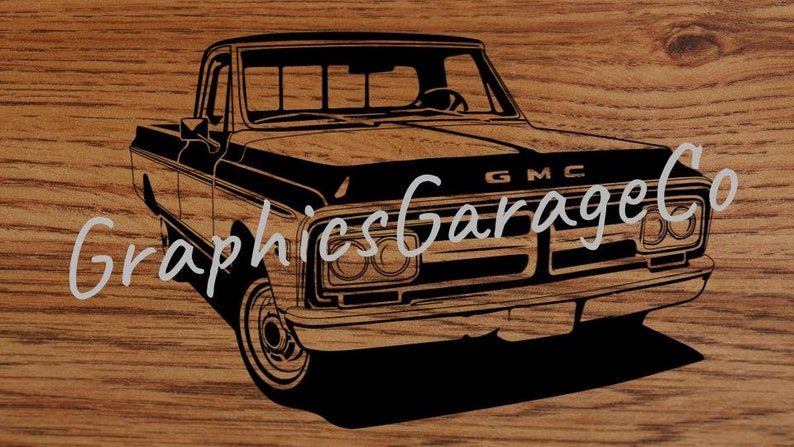 1970 GMC C10 Pickup Truck SVG PNG Cut File - Etsy