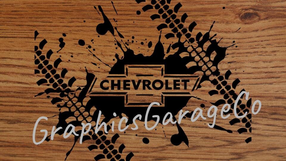 Chevrolet Logo Mud Tire Tracks SVG PNG Cut File - Etsy Canada