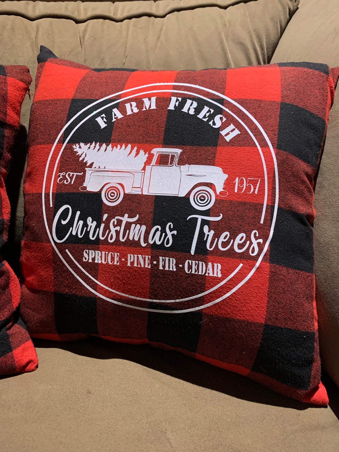 Christmas Tree Farm Truck Logo SVG PNG Cricut Silhouette Cut - Etsy