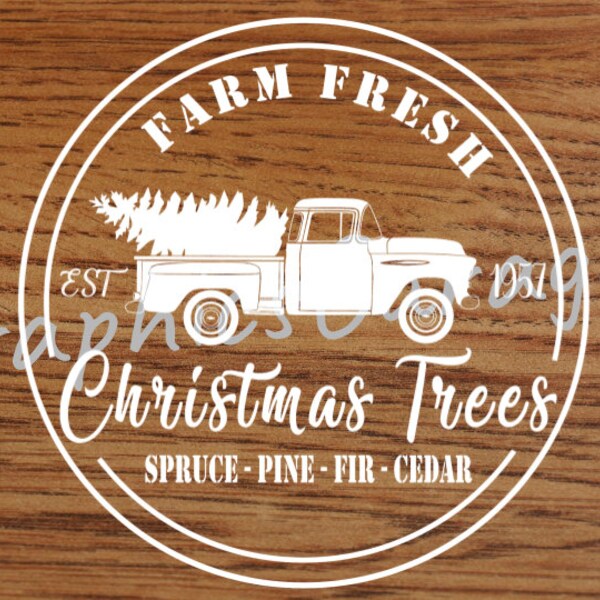 Christmas Tree Farm Logo - Etsy