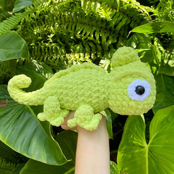 Crocheted Chameleon - Etsy