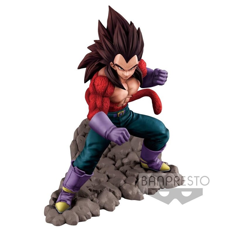 Dragon Ball GT Vegeta Super Saiyan Cake Topper Anime Action Figure Toy ...