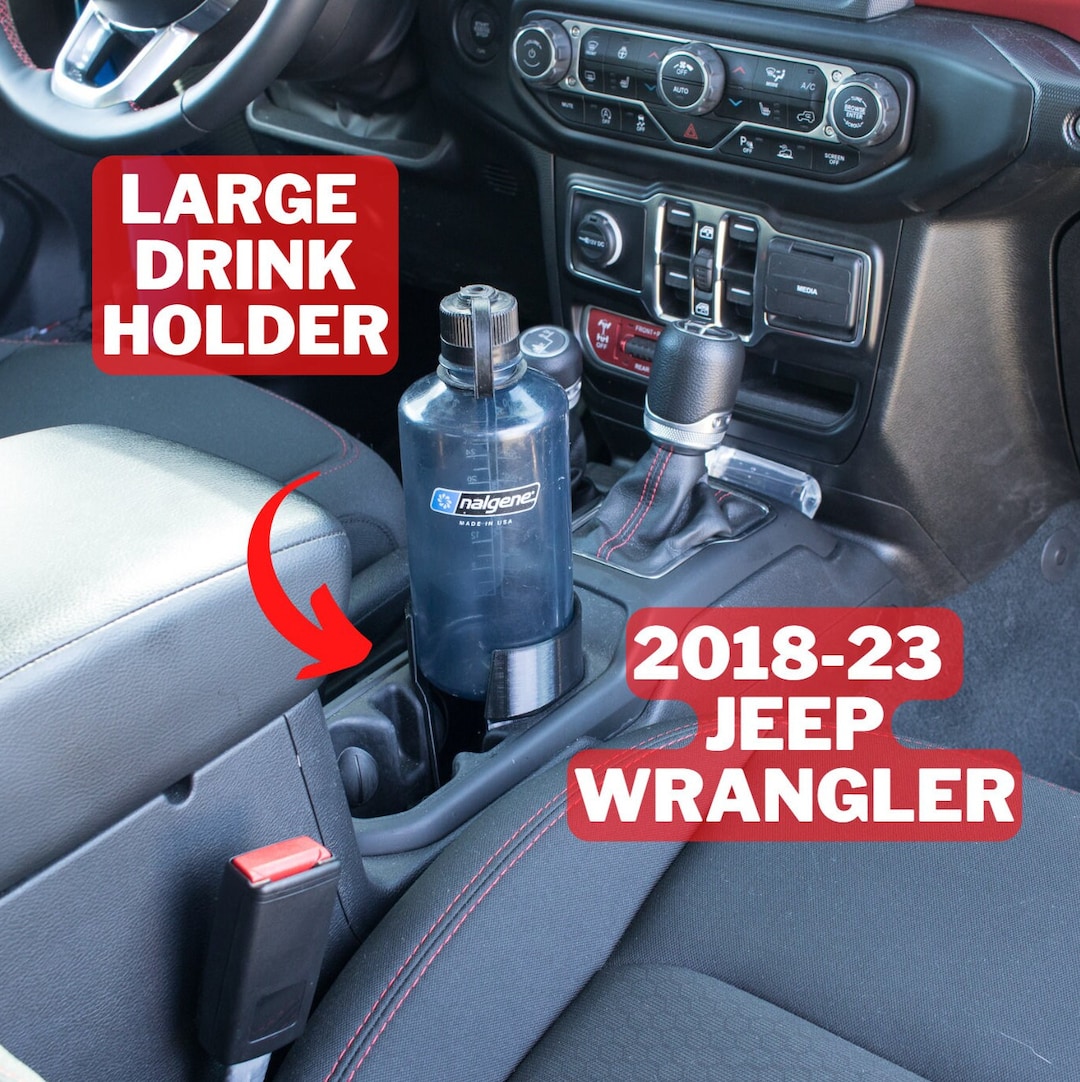 Large Cup Holder for 2018-2023 Jeep Wrangler JL - Etsy