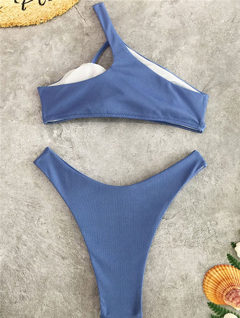 Brazilian Push Up Cut Out Bikini Set 3 Colours Swimwear Etsy