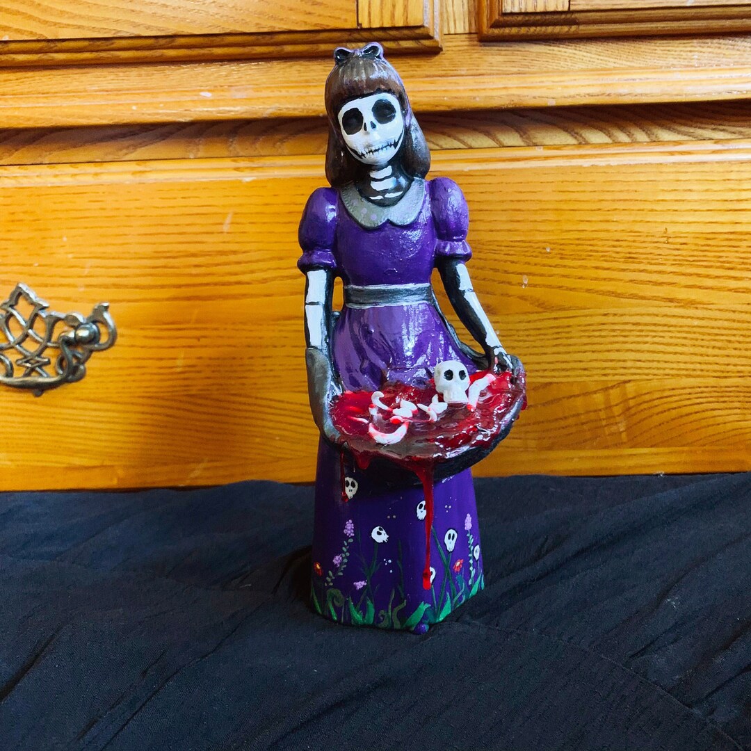 Mary Had a Little Gore OOAK Repainted Porcelain and Resin Figure - Etsy
