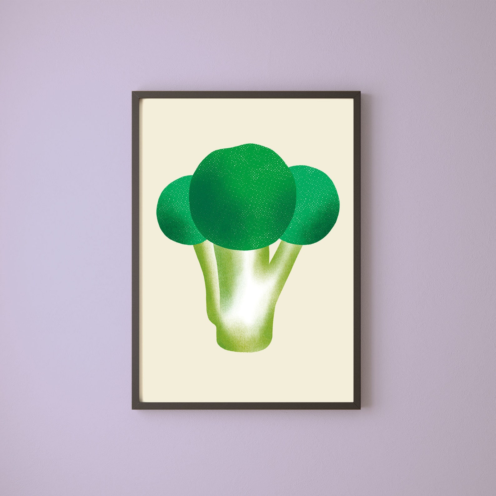 Broccoli Print Printable Art Modern wall art Kids room | Etsy