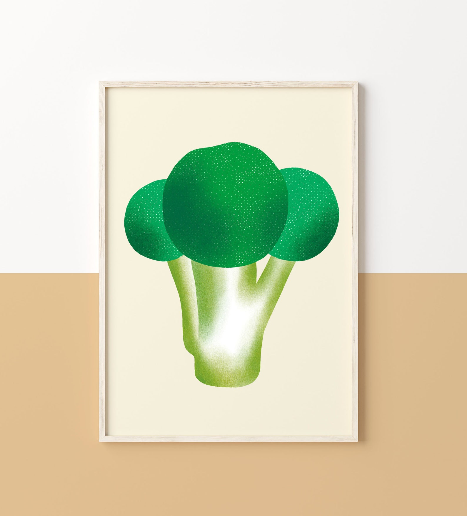 Broccoli Print Printable Art Modern wall art Kids room | Etsy
