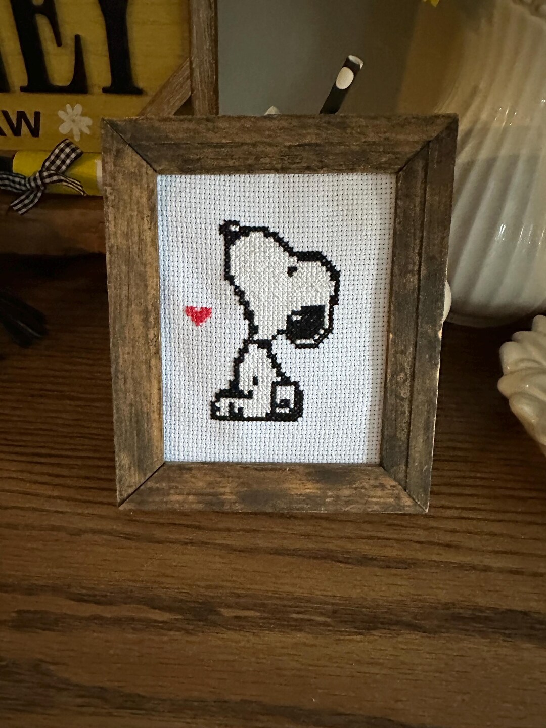 Snoopy Cross Stitch - Etsy
