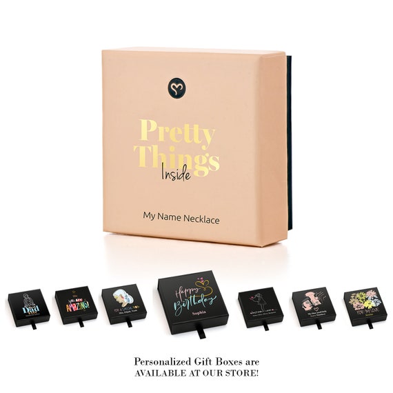Pretty things inside name necklace store