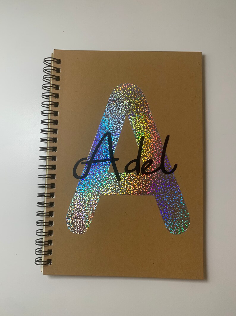 Monogrammed Notebook - Etsy