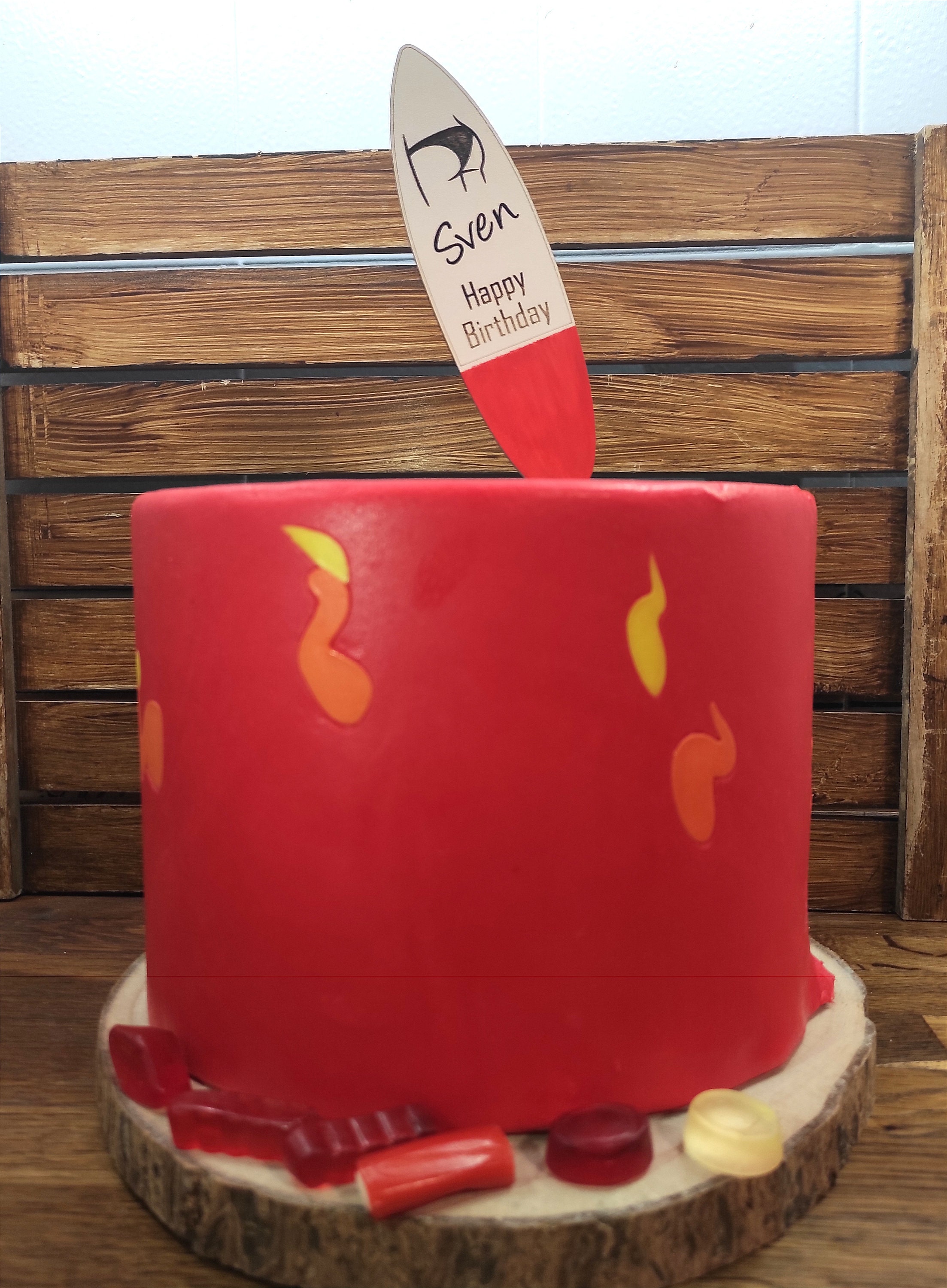 Surfboard Cake Topper Personalized Choose Name Style and | Etsy