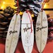 Surfboard Christmas Tree Personalised Decoration, Surf Customisable ...