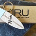 Custom Surfboard Keychain With Engraved Name - Etsy